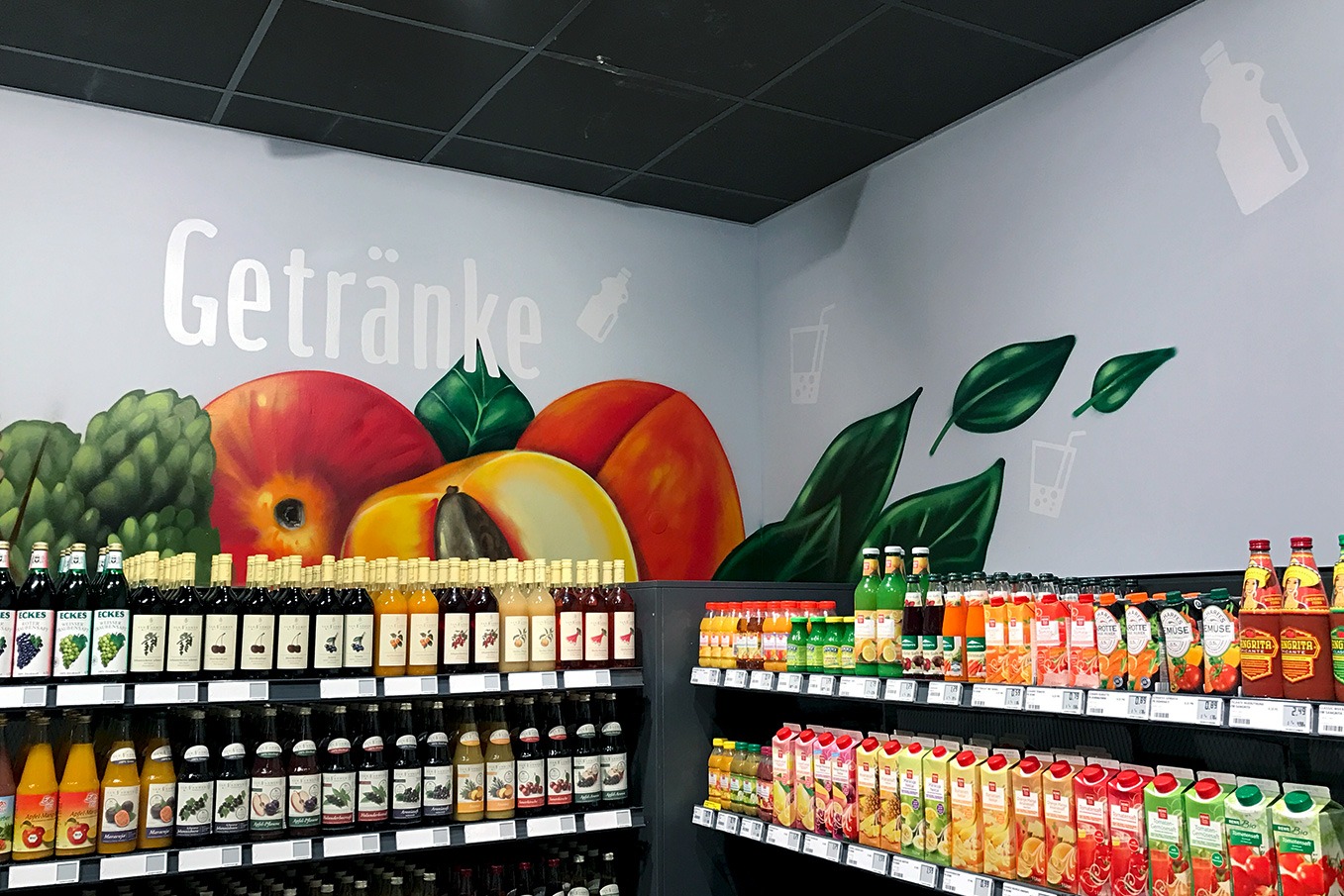 REWE Köln — agentur artmos4 graffitiauftrag und Graffitikünstler