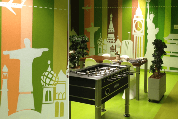 Kreative Wandgestaltung für die Samsonite GmbH — agentur artmos4 ...